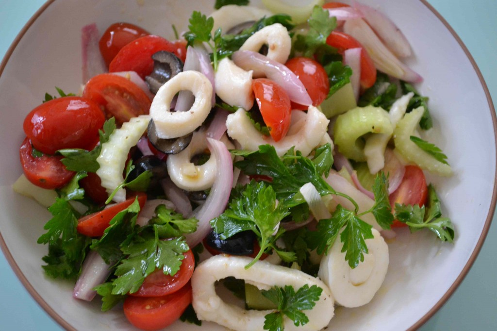 Calamari Salad - Measuring Cups, Optional
