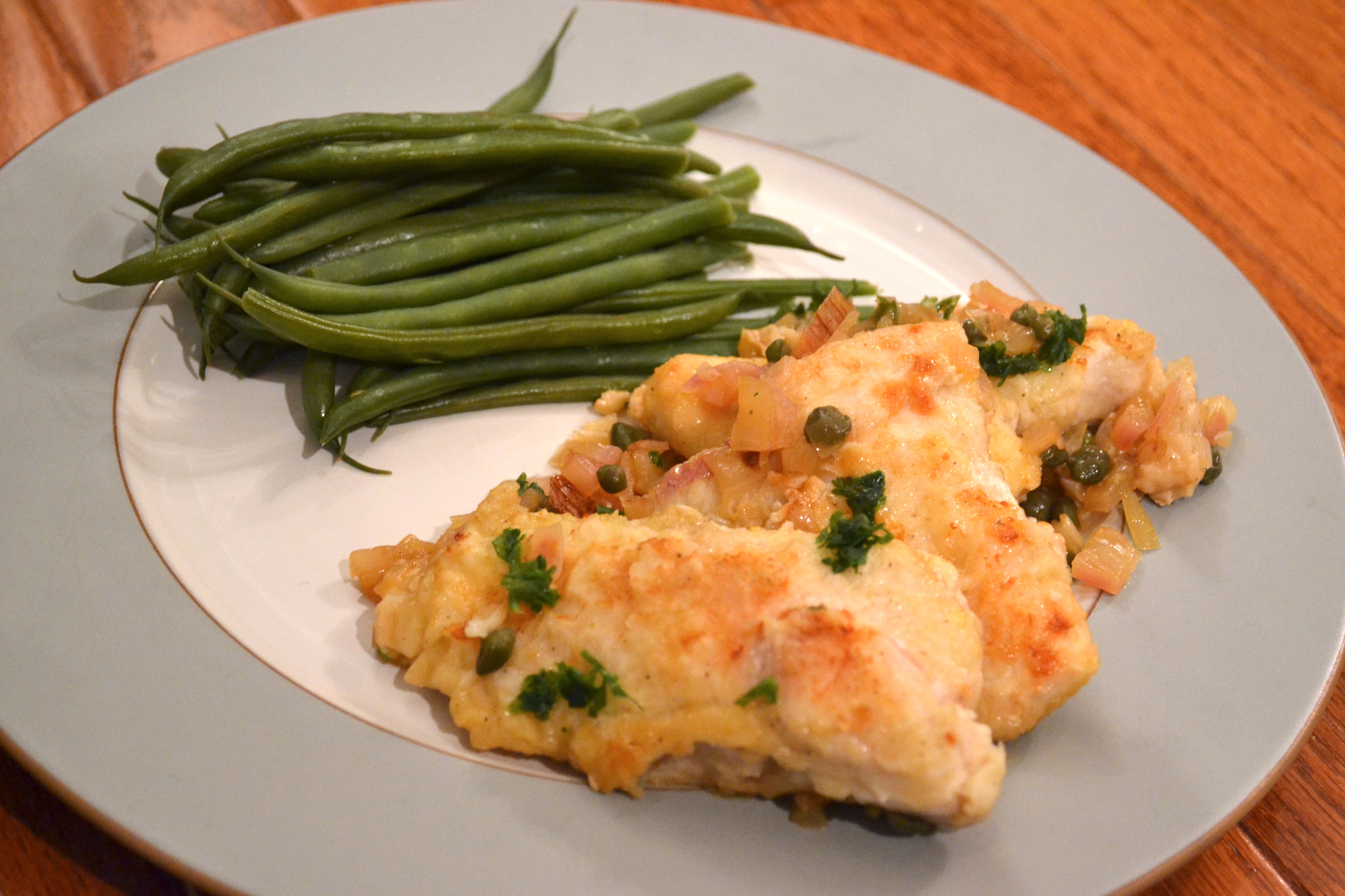 Chicken Scallopine with Lemon and Caper Sauce - Measuring Cups, Optional