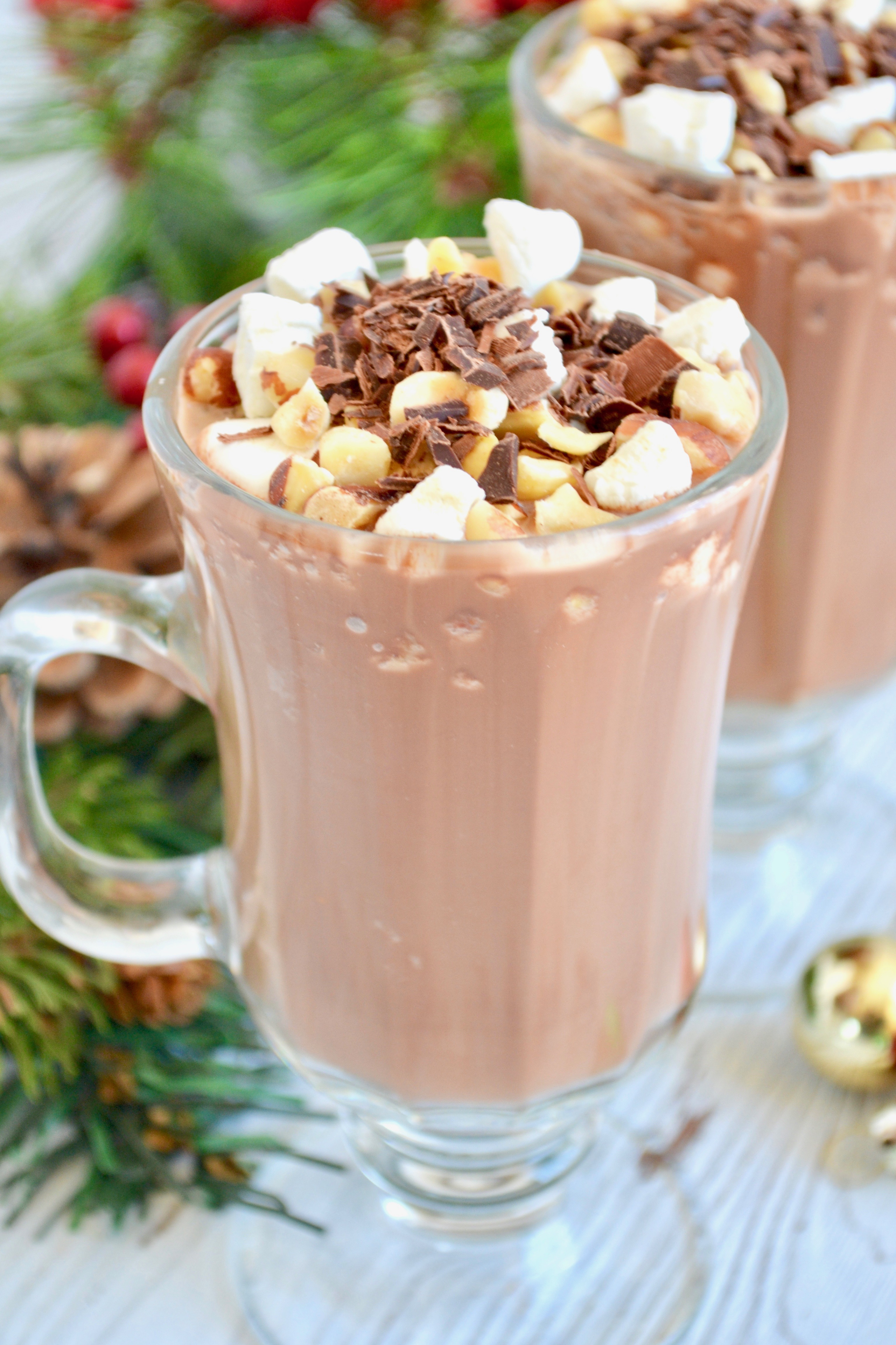 Nutella Hazelnut Hot Chocolate - Measuring Cups, Optional