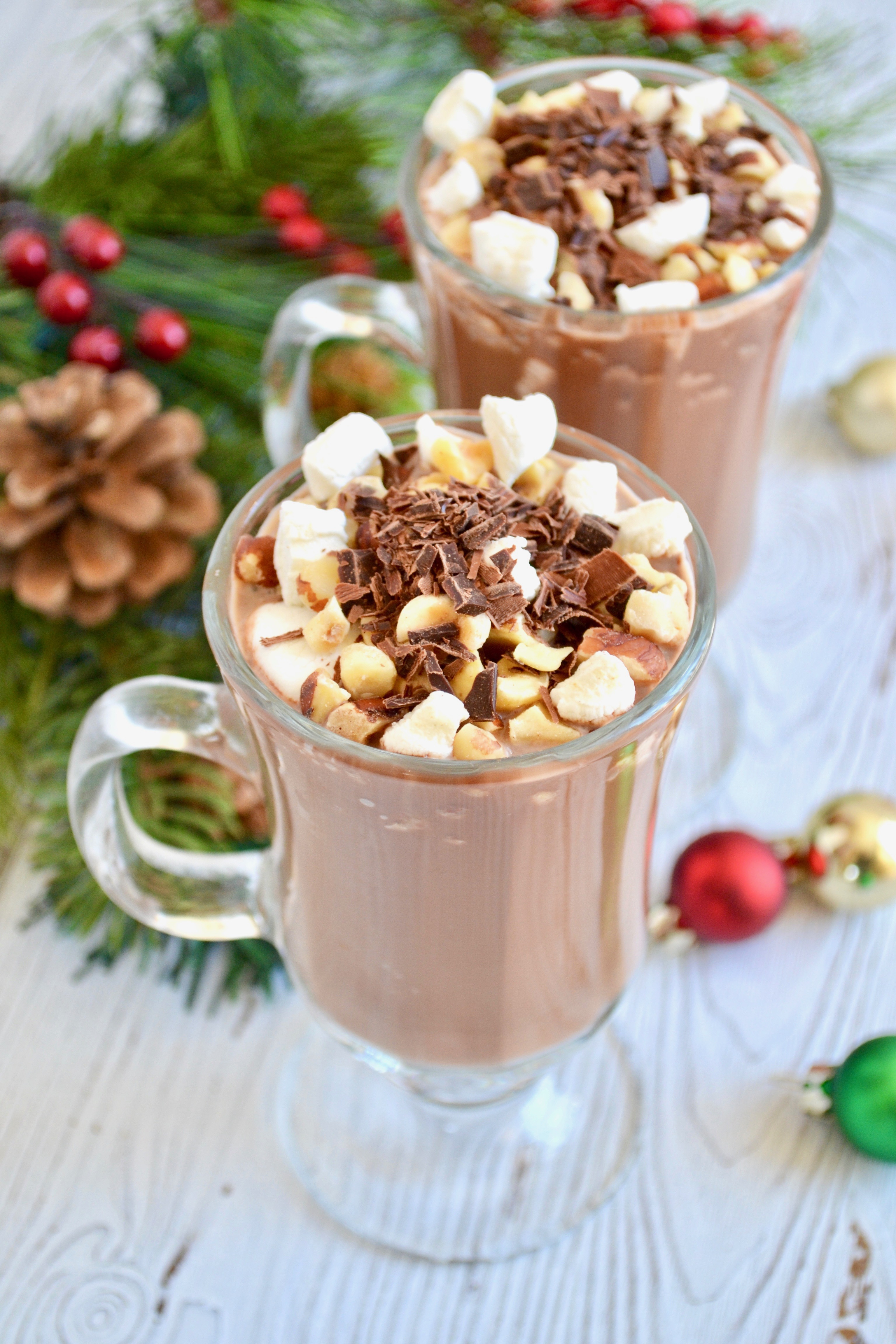 Nutella Hazelnut Hot Chocolate - Measuring Cups, Optional
