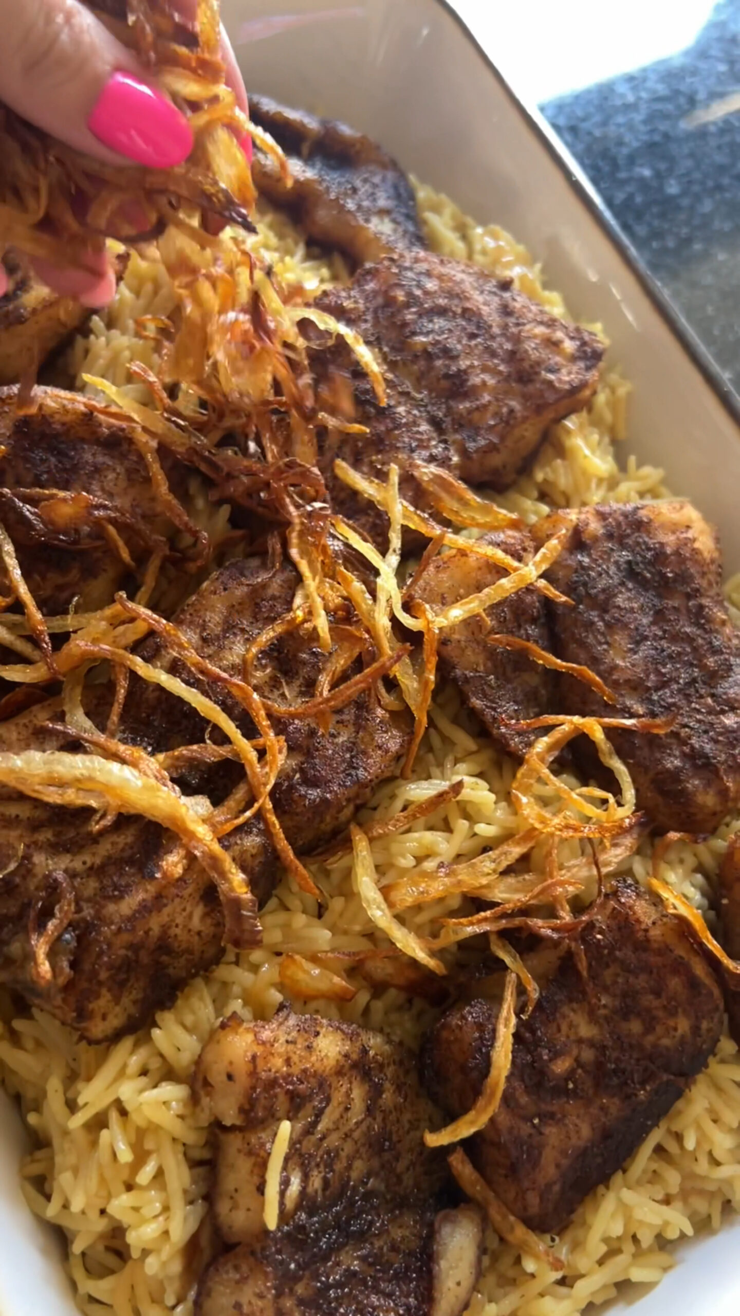 Sayadiyeh {Fried Fish & Rice} | Traditional Middle Eastern Recipe ...